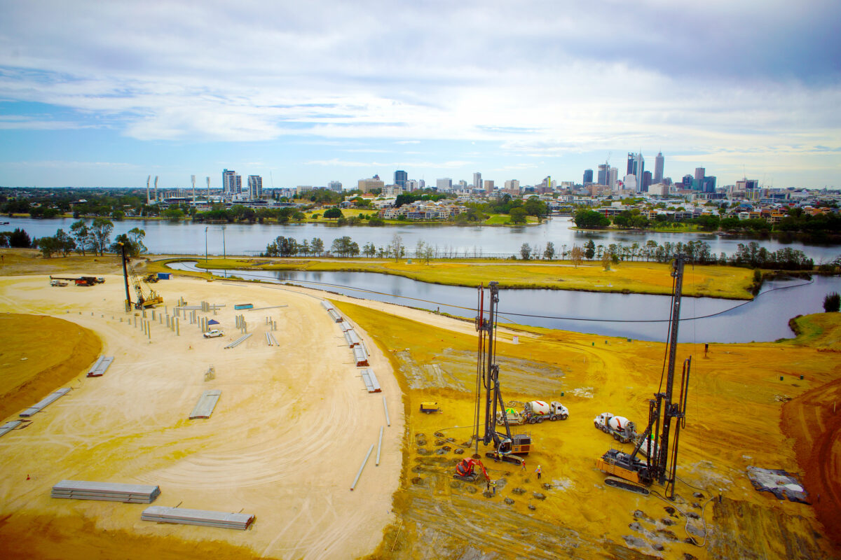 Ground improvement for Perth stadium, Australia | Menard