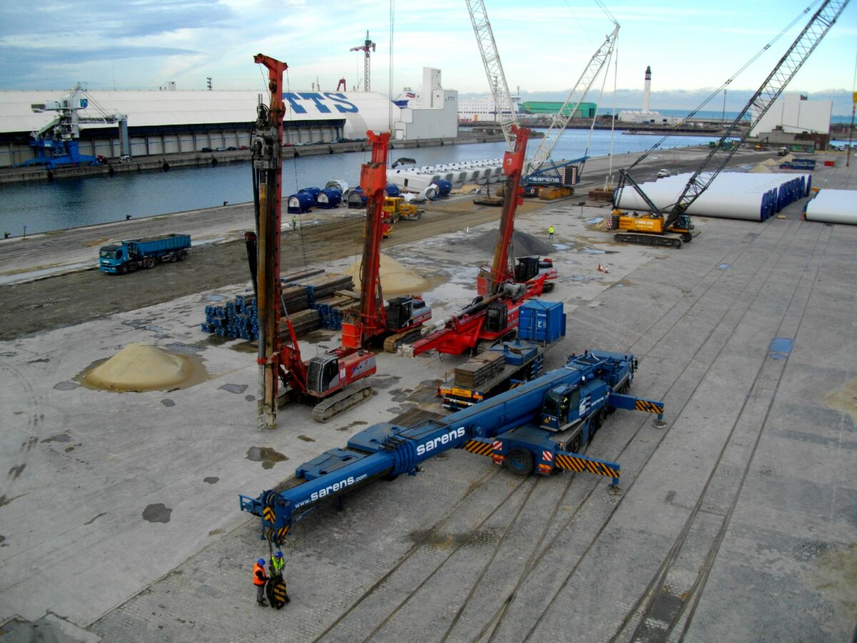 Port of Dunkirk – Freycinet 8 quay reinforcement | Menard